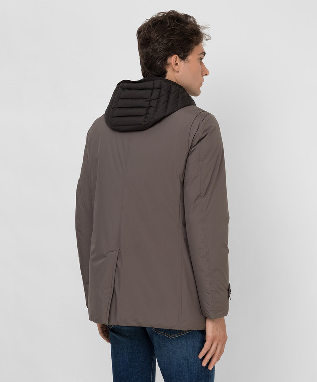 MooRER - Raffaello gray down jacket RAFFAELLOSTP - kup online w Symbol