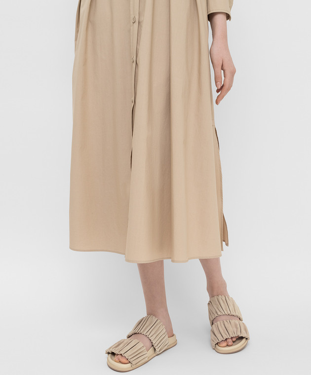 Santoni - Light Beige Suede Slippers WHYE59411FPGTMGD - shop with ...