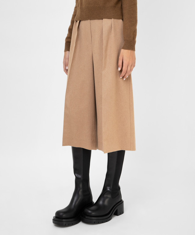 Max Mara - Camel wool Calamo culottes CALAMO - shop with European ...