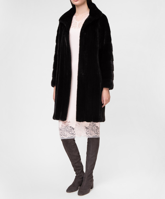 Real Furs House - Black fur coat TB5253842 - shop with Czech Republic ...