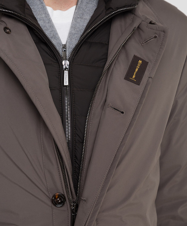 MooRER - Raffaello gray down jacket RAFFAELLOSTP - kup online w Symbol