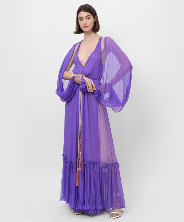 Olena Dats - Draped silk dress 4032 - shop with European delivery at Symbol