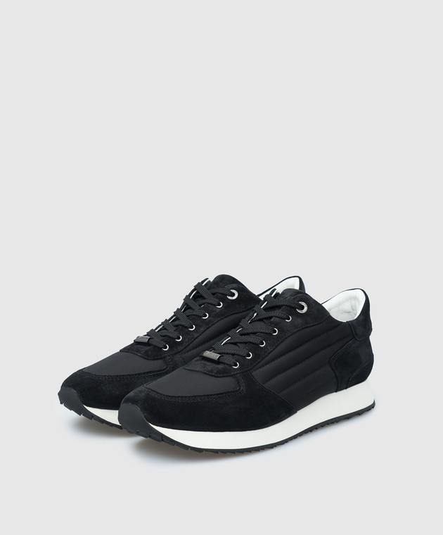 MooRER - Balla sneakers with suede inserts BALLAP2X - shop with ...