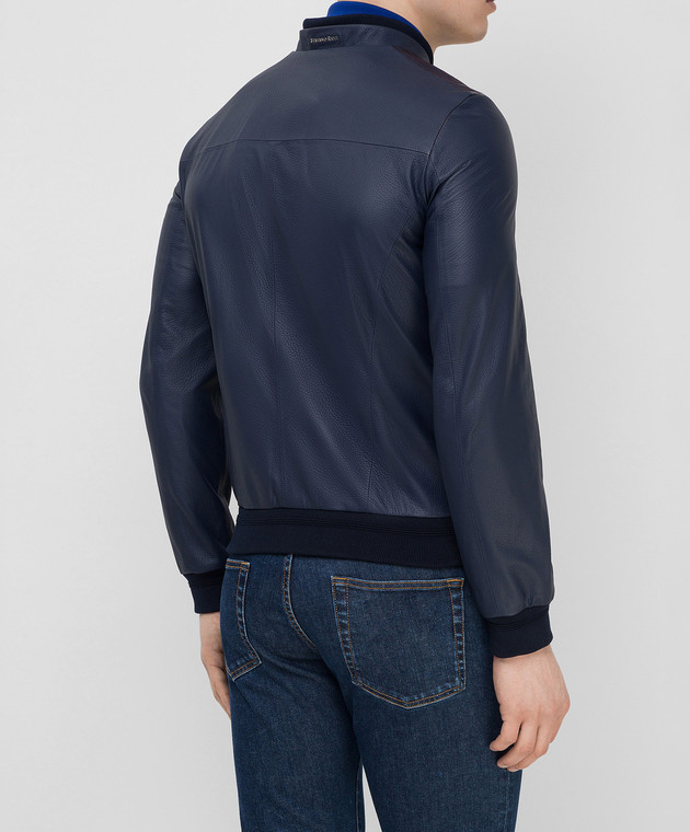 Stefano Ricci - Navy blue crocodile and deerskin jacket MDJ11000105502 ...