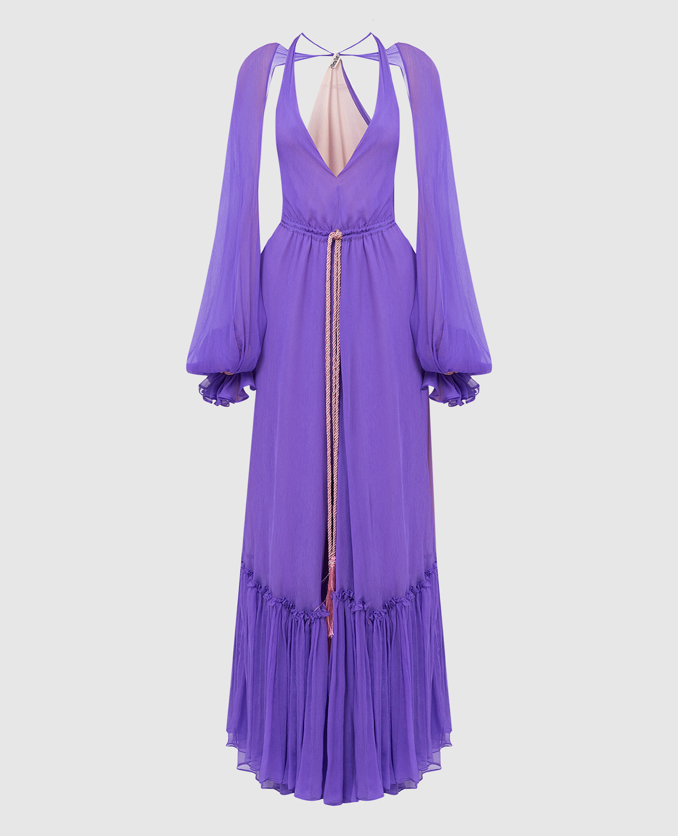 Olena Dats - Draped silk dress 4032 - shop with European delivery at Symbol